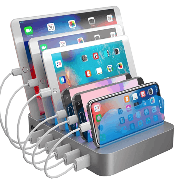 Tablet Organizer Stand With Docking Solution for Kids Tablets